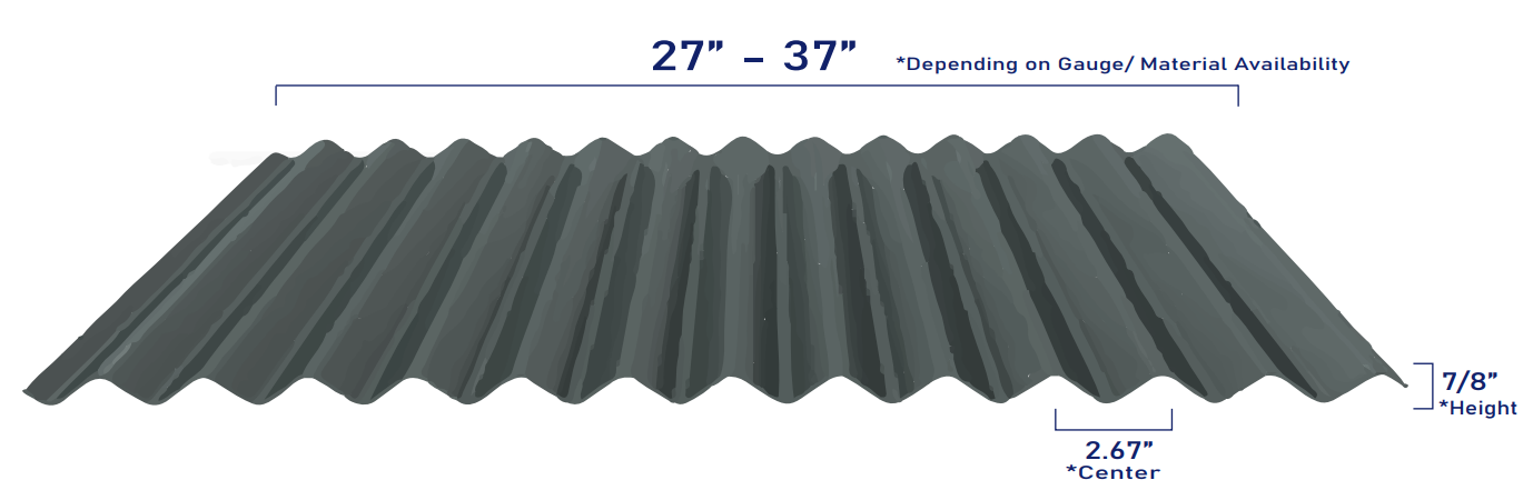 7/8" Corrugated | Cypress Metals